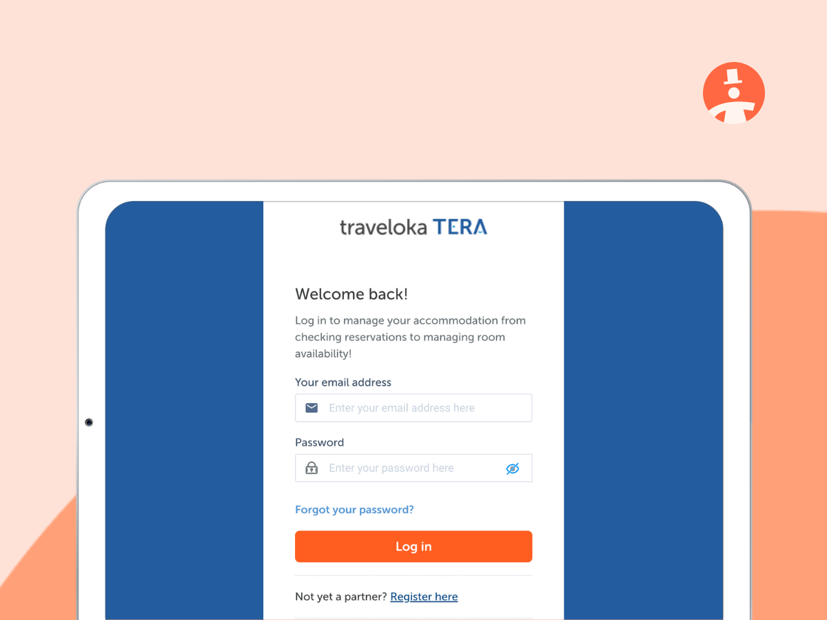 TERA Traveloka: Extranet login guide for hotels | Little Hotelier