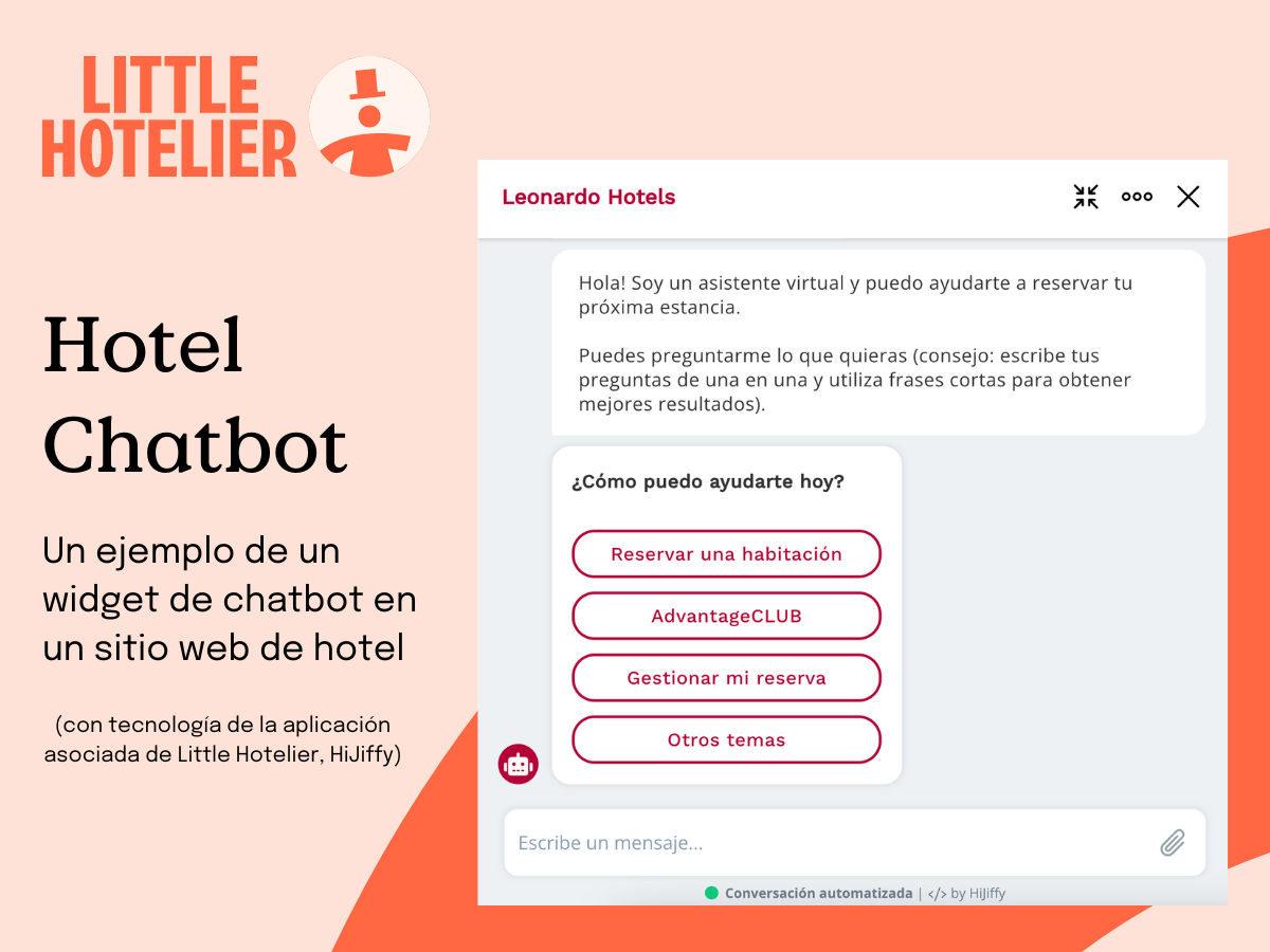 Chatbot de hoteles: guía completa | Little Hotelier