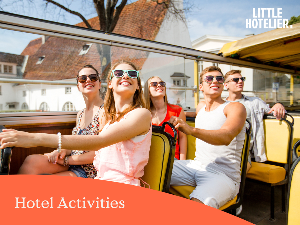 Hotel activities: Ideas list of fun things to do | Little Hotelier