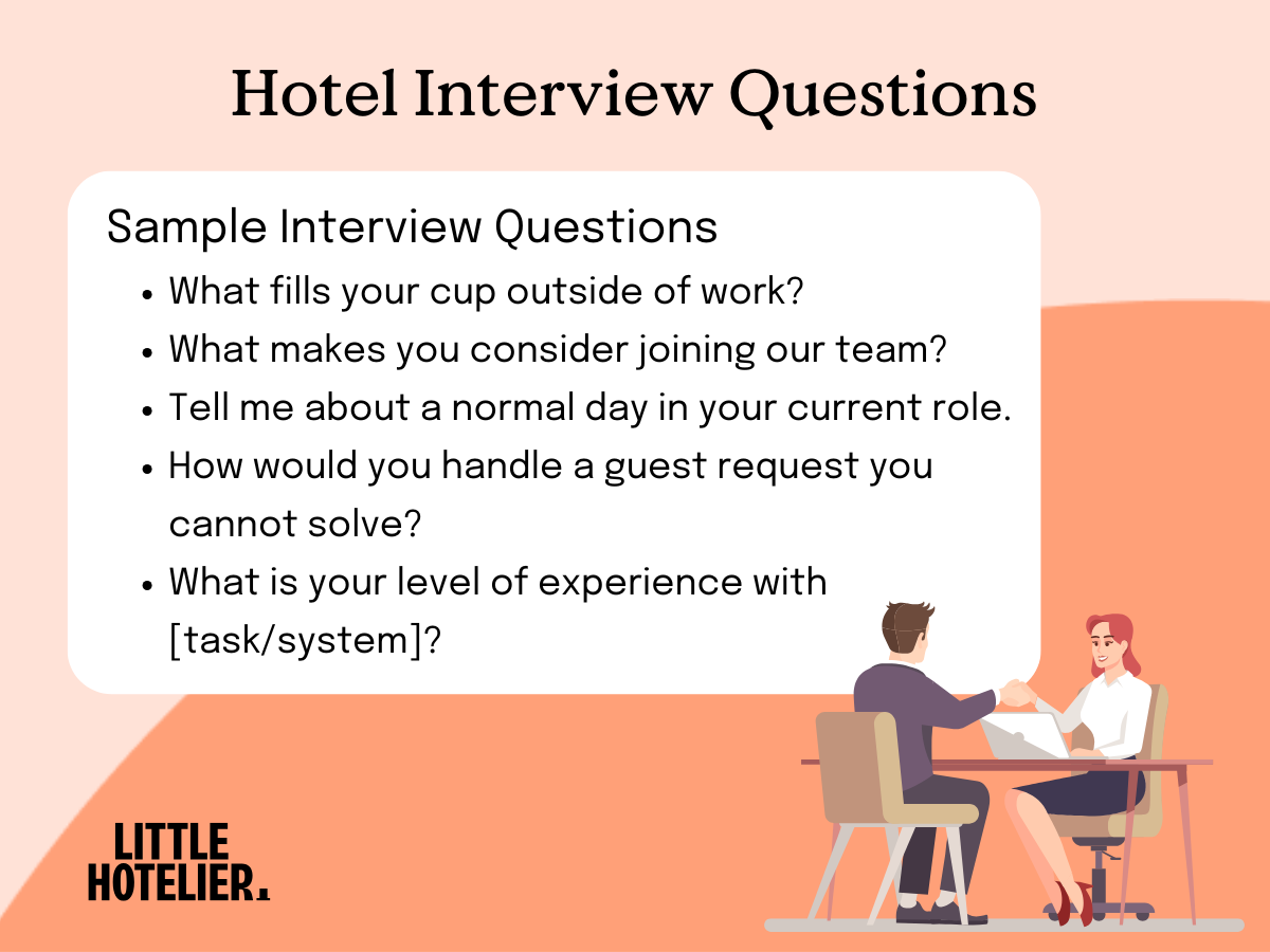 Hotel interview questions and answers for managers | Little Hotelier