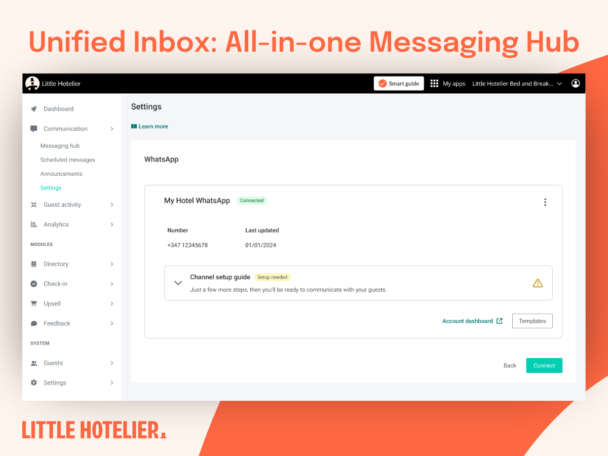Unified inbox for email, SMS, WhatsApp & Airbnb - Little Hotelier