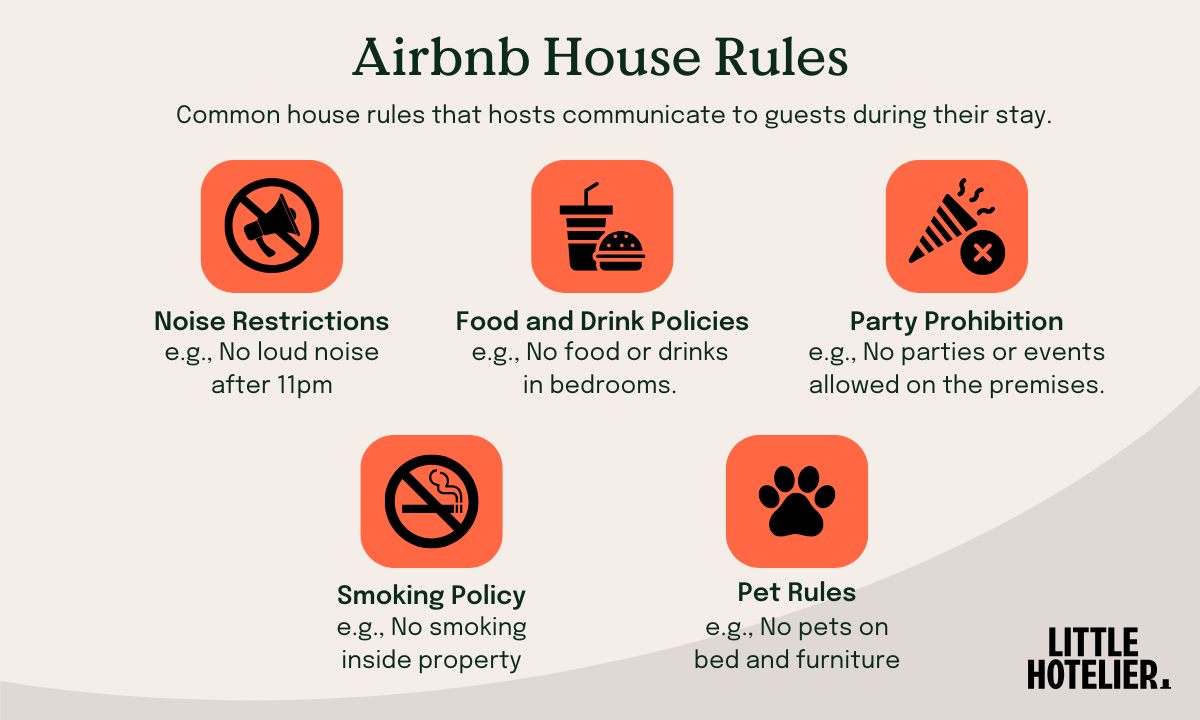 Airbnb house rules examples for hosts | Little Hotelier