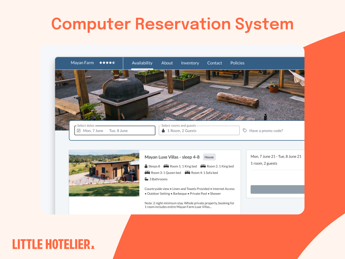 Computer Reservation System: CRS and its function - Little Hotelier